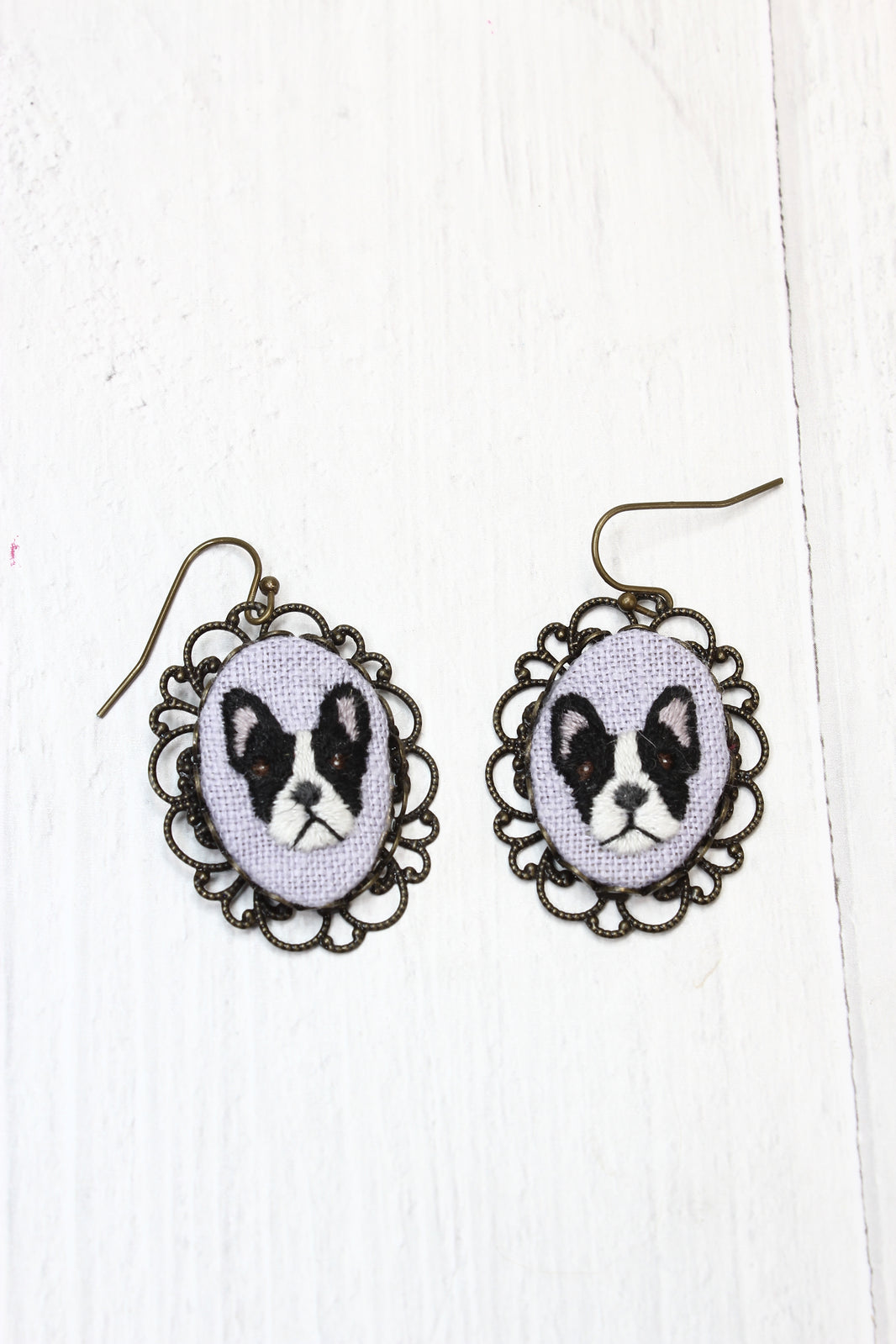 Handmade Custom Embroidery Animal Portraits and Embroidery Jewellery ...